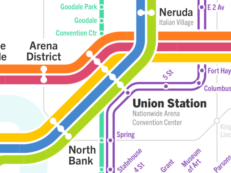 Columbus Ohio Bus Routes Map