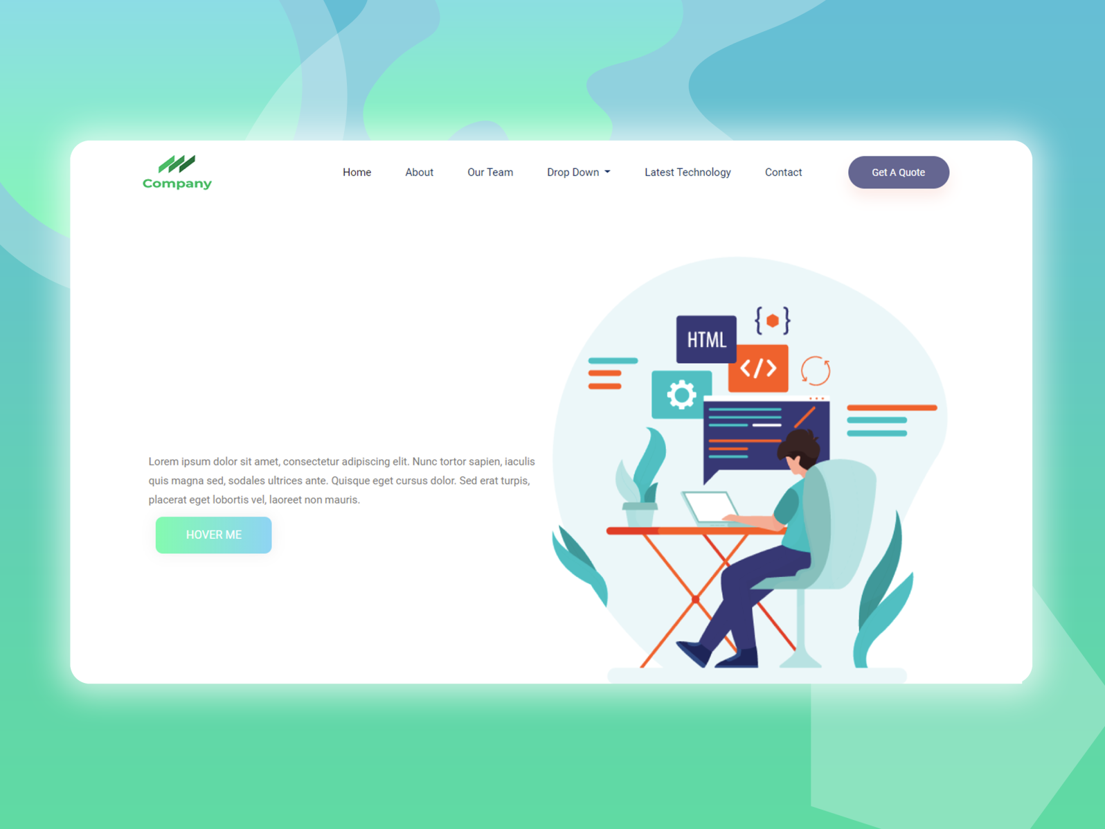 Sass Agency Portfolio Template by Techsuf on Dribbble