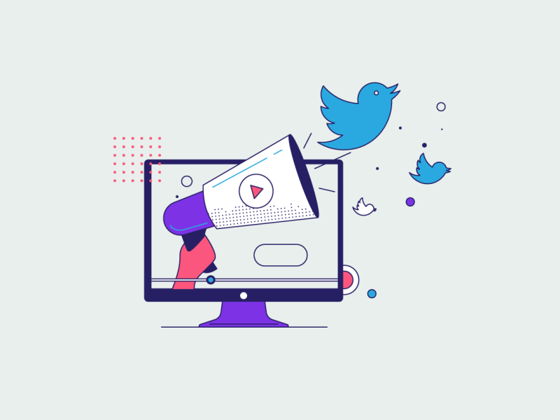 Video Marketing through Twitter by Studiotale on Dribbble