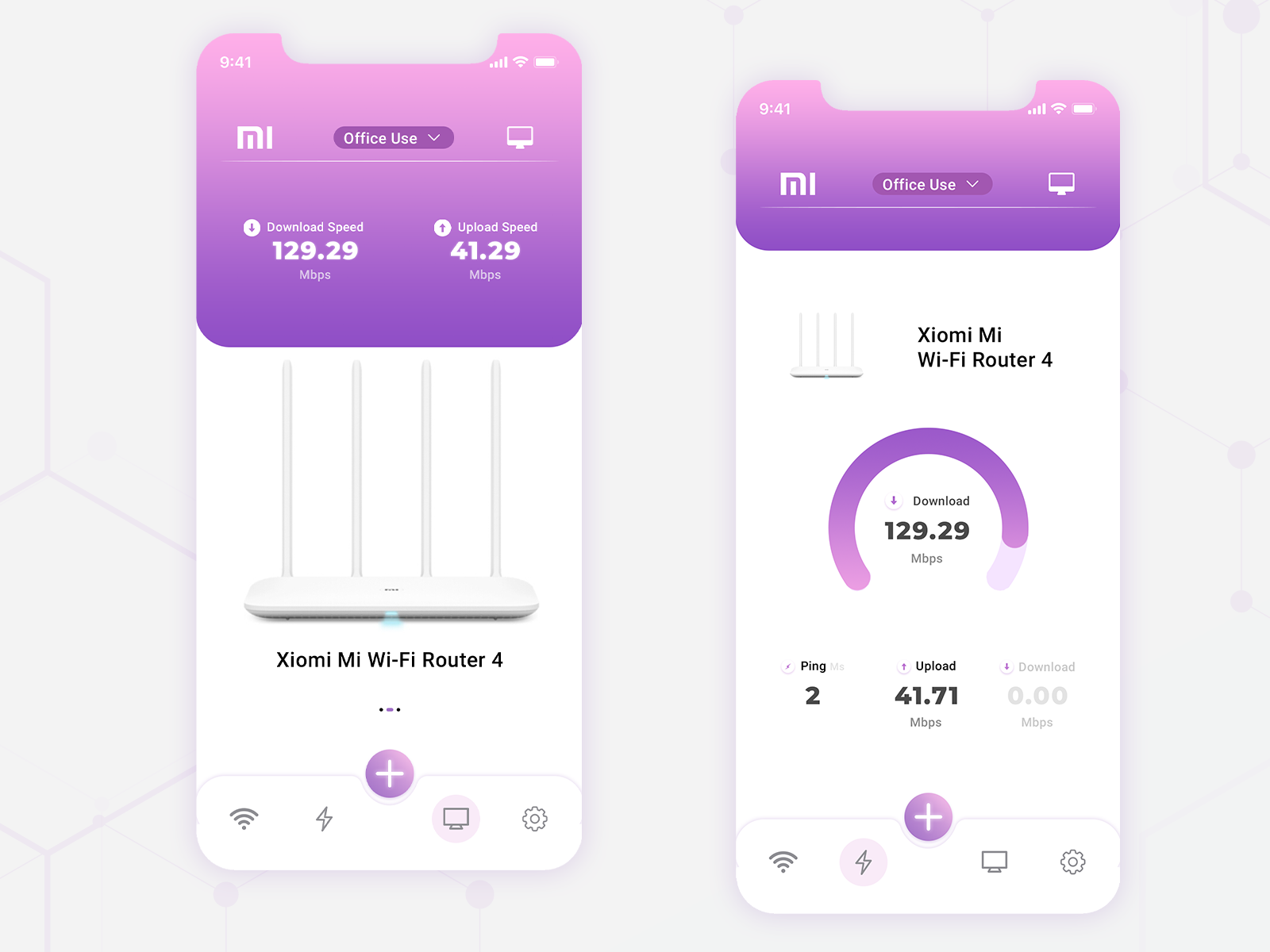 WiFi Router Interface by Abdul on Dribbble
