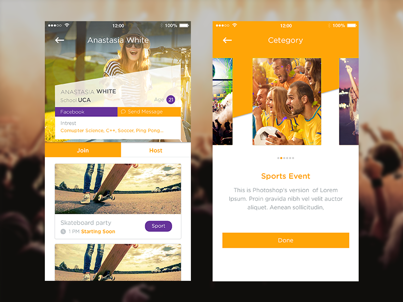 Profile Category by Nikhil Jethva on Dribbble