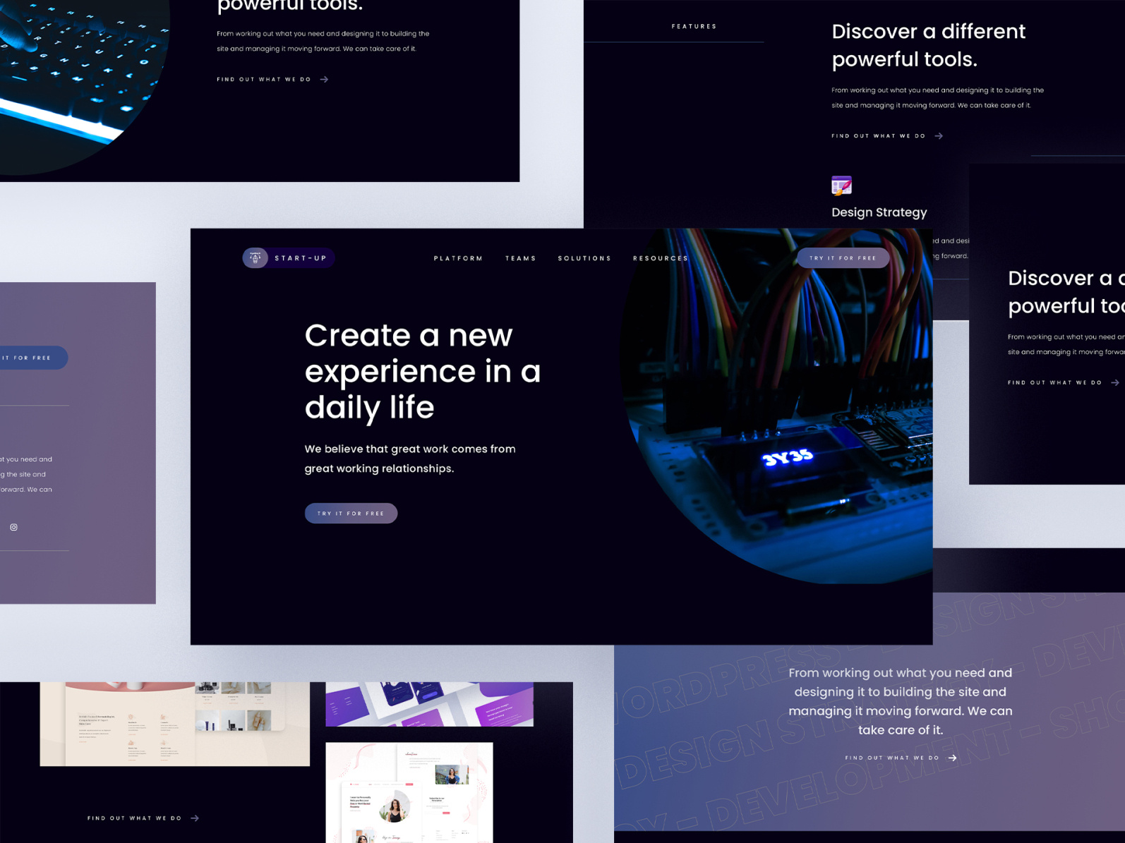 Design Space | Homepage Design by Azis Maliek® on Dribbble