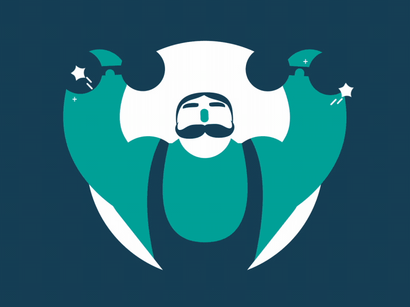 Science of the 'Stache - intro by Anastasiya Bulavkina on Dribbble