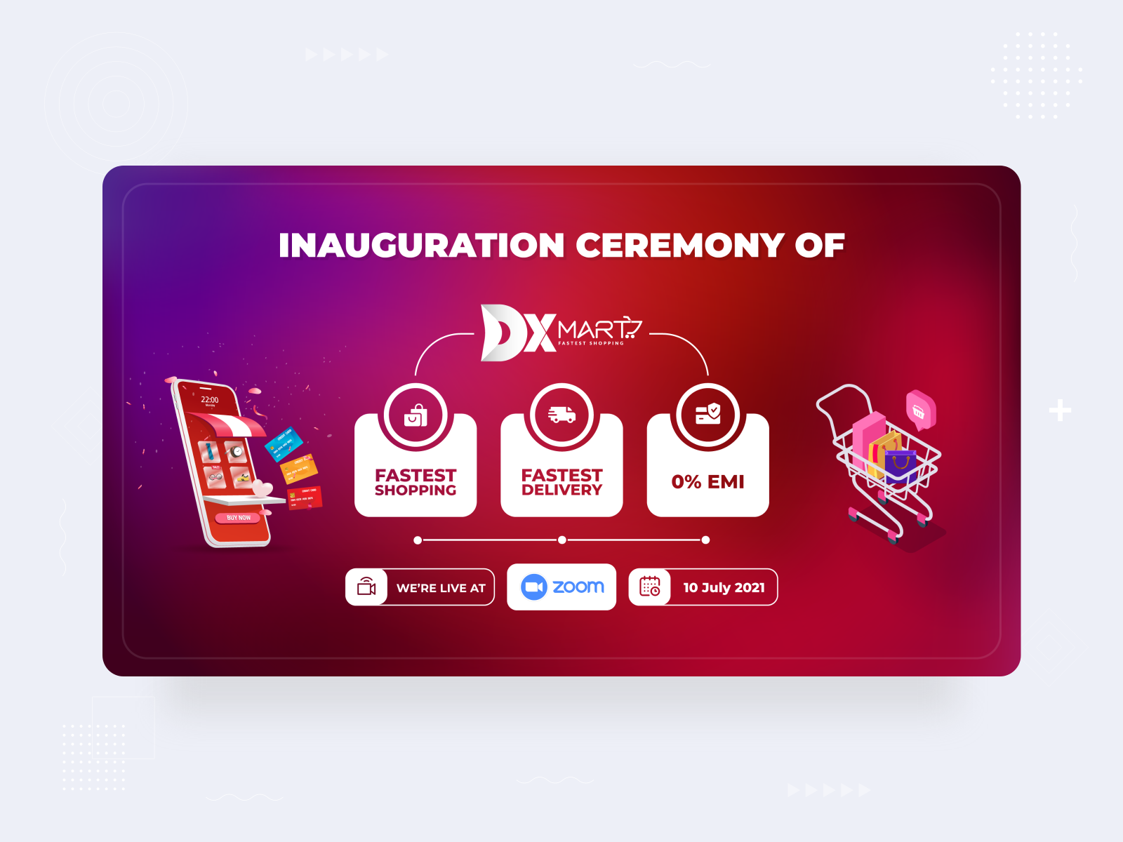 E-commerce Inauguration Banner Design by Kamalesh Roy on Dribbble