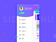 side menu by Daisy_Wang on Dribbble