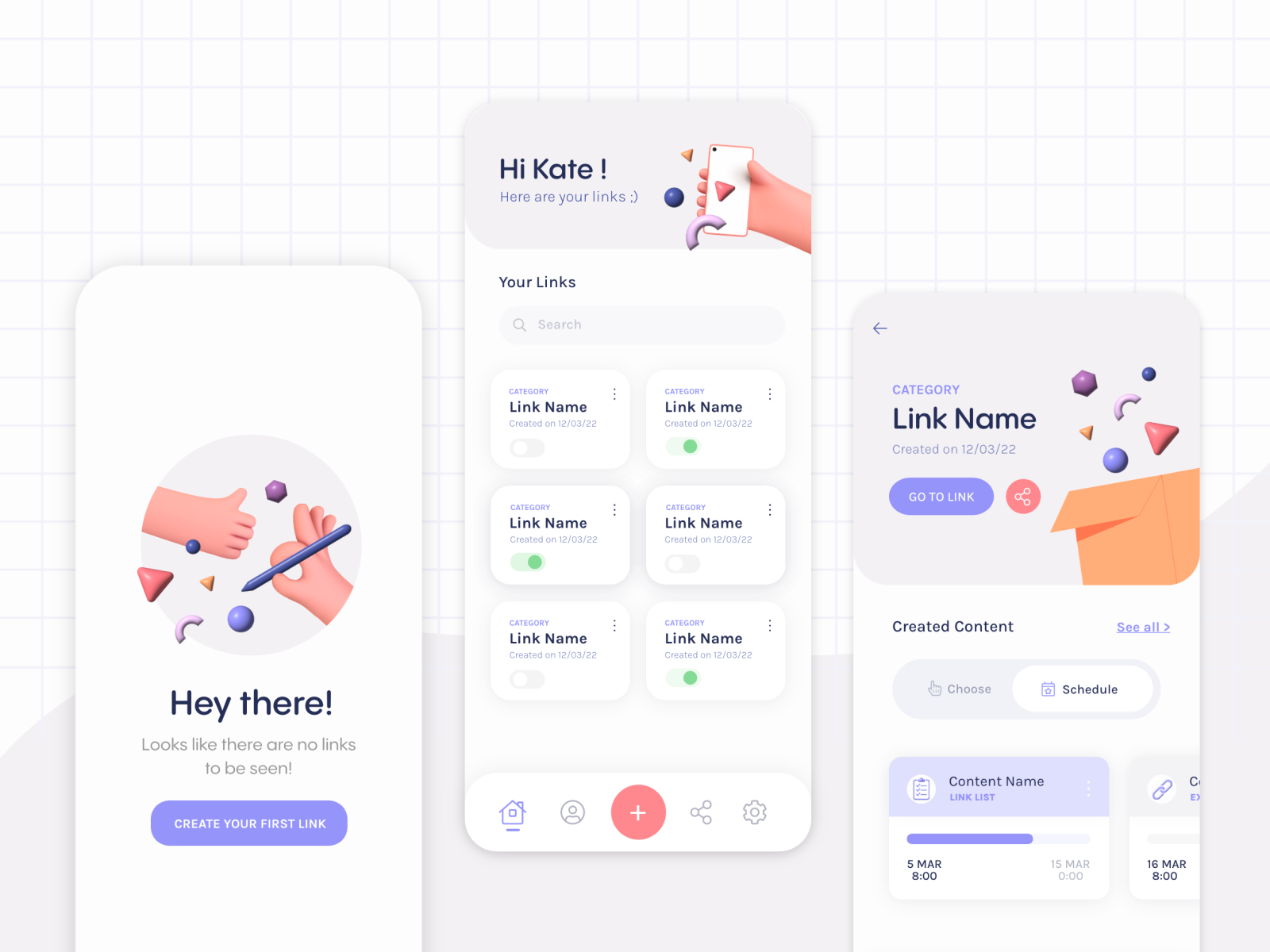 Link Builder Interface Exploration by Elena Andrei on Dribbble