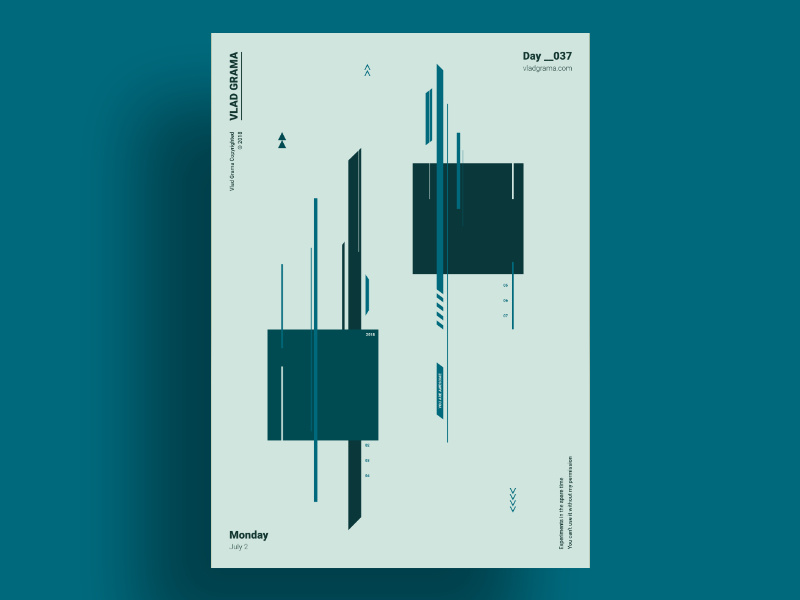 DUALITY - Minimalist poster design by Vlad Grama on Dribbble