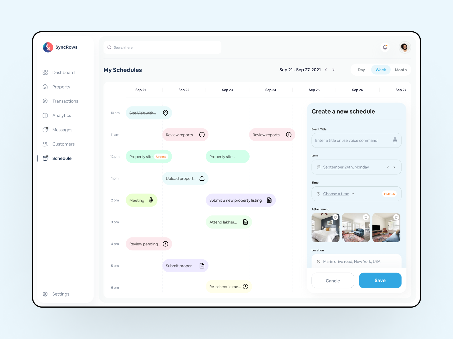 Agent Dashboard - Schedule page ui by Arafat Ahmed Chowdhury on Dribbble