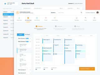 College Dashboard by Dany Rizky on Dribbble