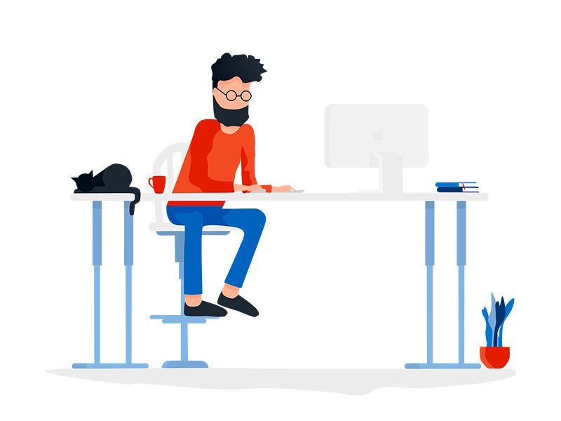 Work and Chill by Elisa on Dribbble