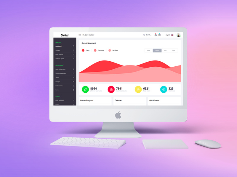 Stellar - Bootstrap 4 Admin Template by BootstrapDash on Dribbble