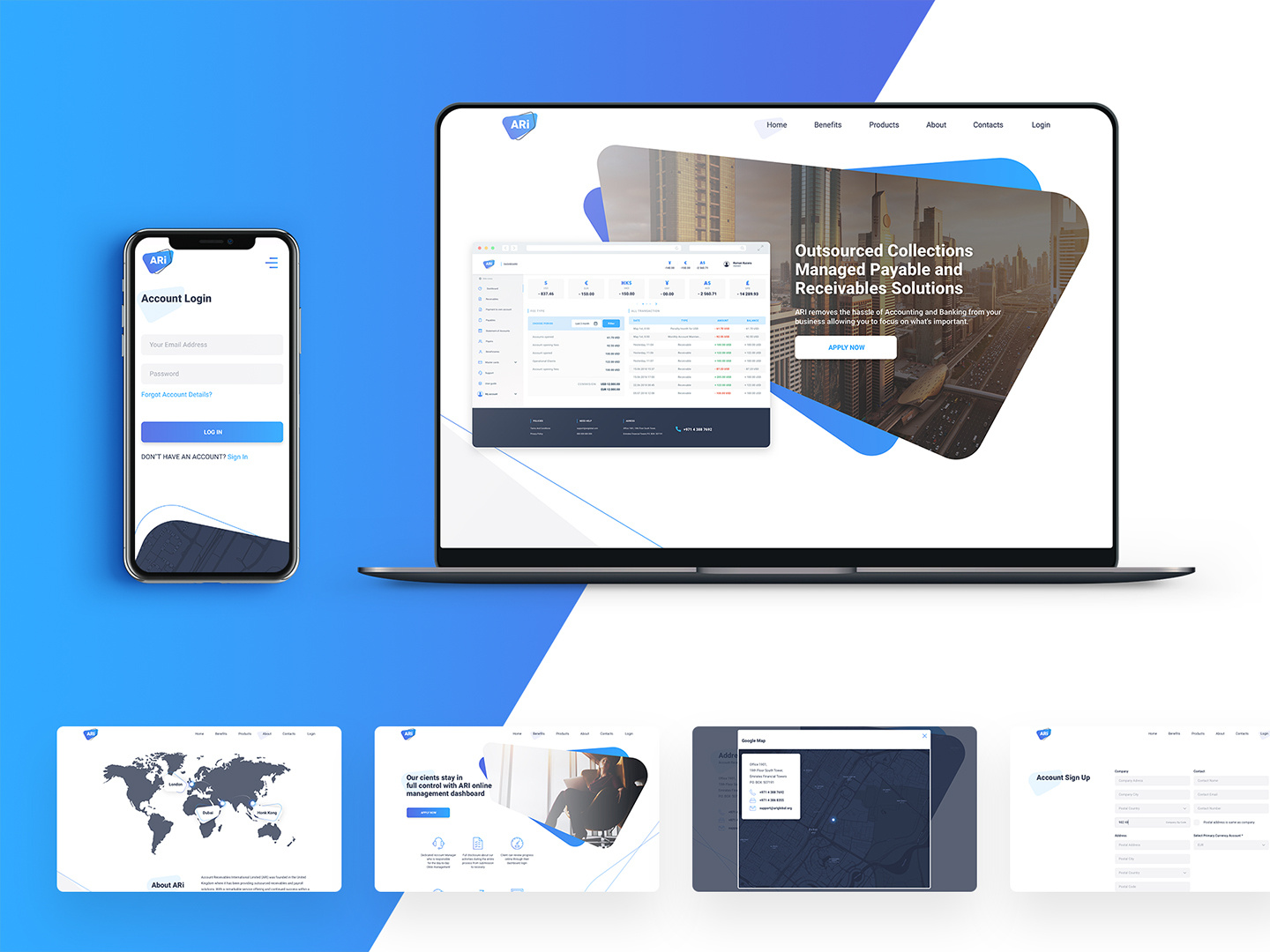 Landing page of Web application by stefan atanasov for 01People on Dribbble