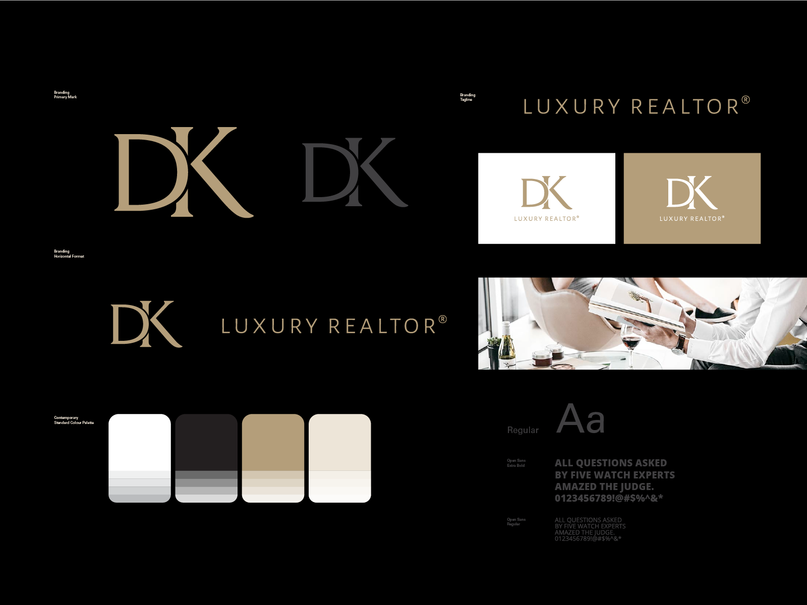 Luxury Real Estate Brand Guide by Brett Snowball on Dribbble
