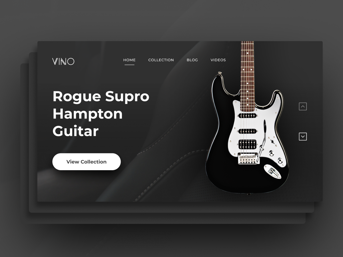 Guitar Collection Ui Kit by shalom Osahon on Dribbble