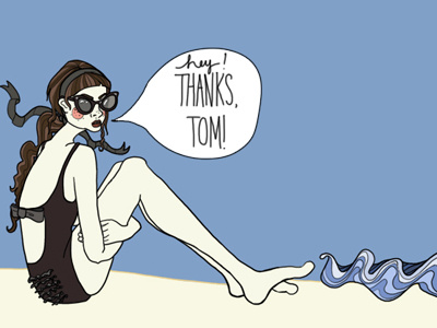 Thanks, Tom! by Nicole J. Wroblewski on Dribbble