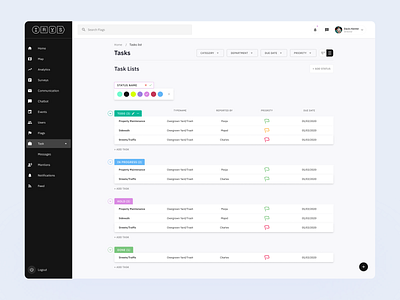 Task Management Page Design by Majedul Islam Khan for Brightscout on ...