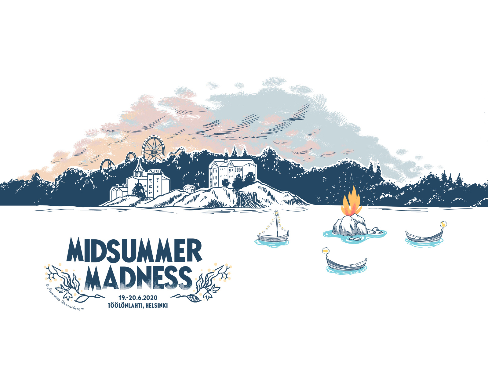 Midsummer Madness illustration by Mari Mur on Dribbble