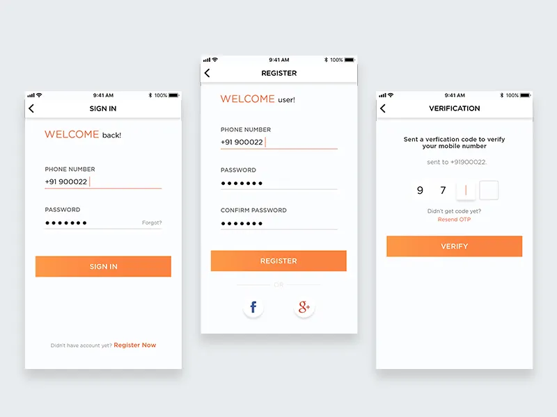 Otp Screen designs, themes, templates and downloadable graphic elements ...