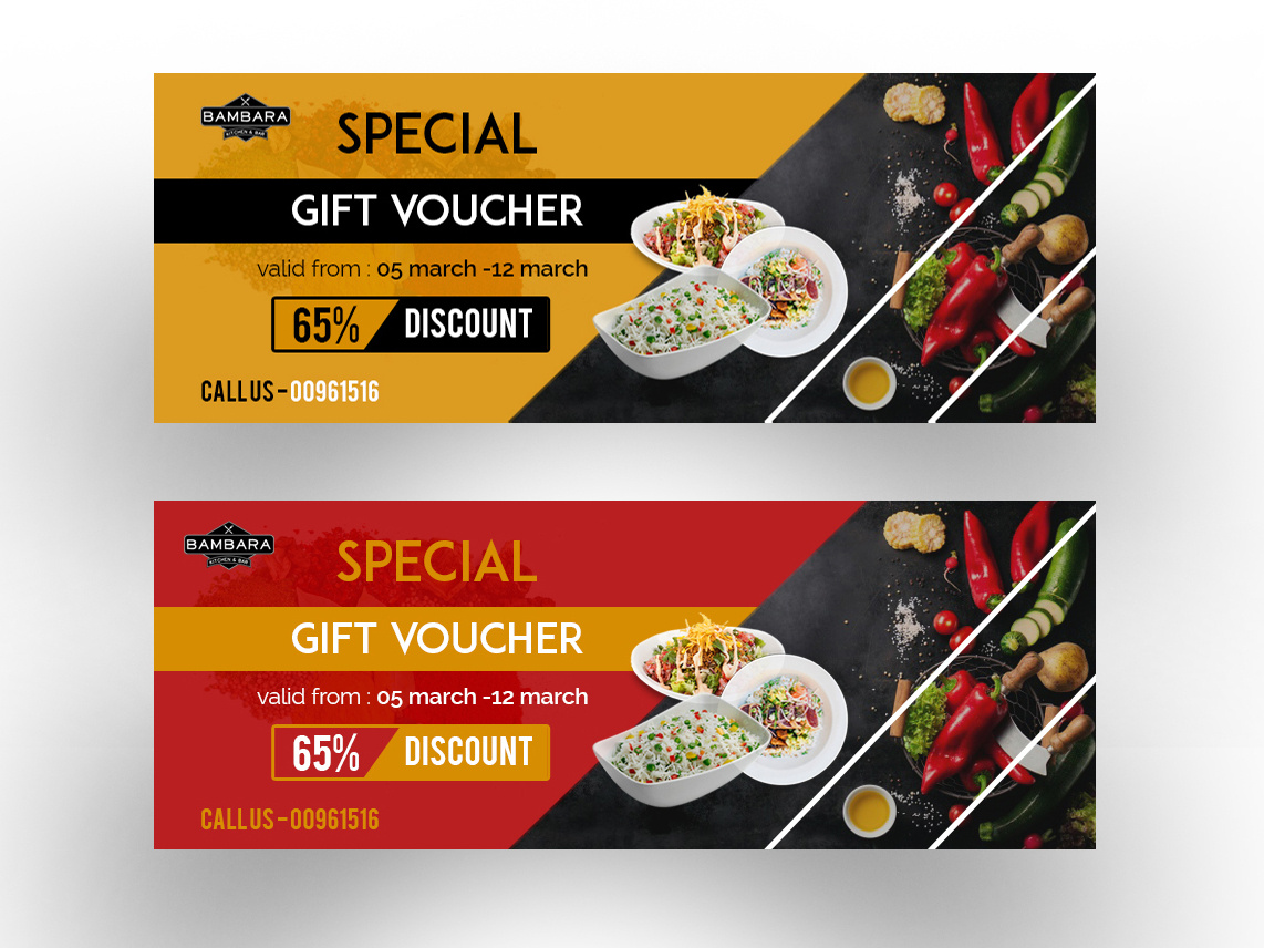 Restaurant Gift Voucher Vector Image Ubicaciondepersonas cdmx gob mx