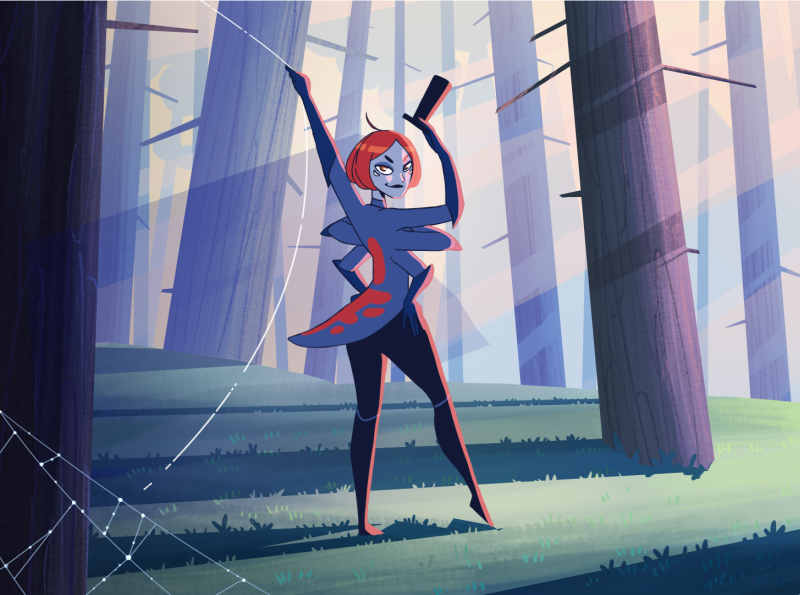 Spider-Woman by Hound Studio on Dribbble