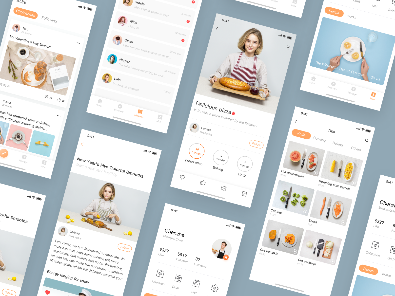 Food Application Interface by Chenzhee on Dribbble