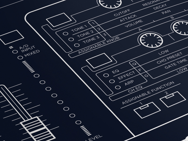 Synth Detail Illustration by Lindsay Amoroso on Dribbble
