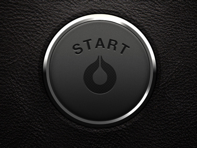 Start button for iPhone App (gps tracking journeys) by Silje Gabrielsen ...