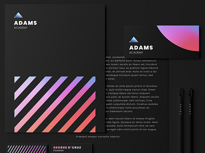 Adams • Logo Design by George D'Cruz on Dribbble