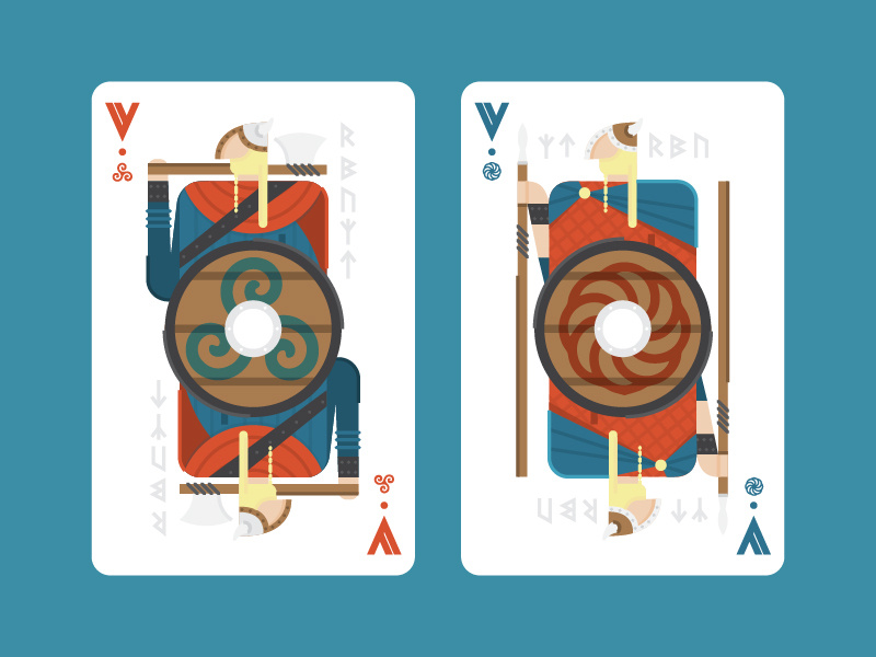 Viking Playing Cards by Wilsonkjc on Dribbble