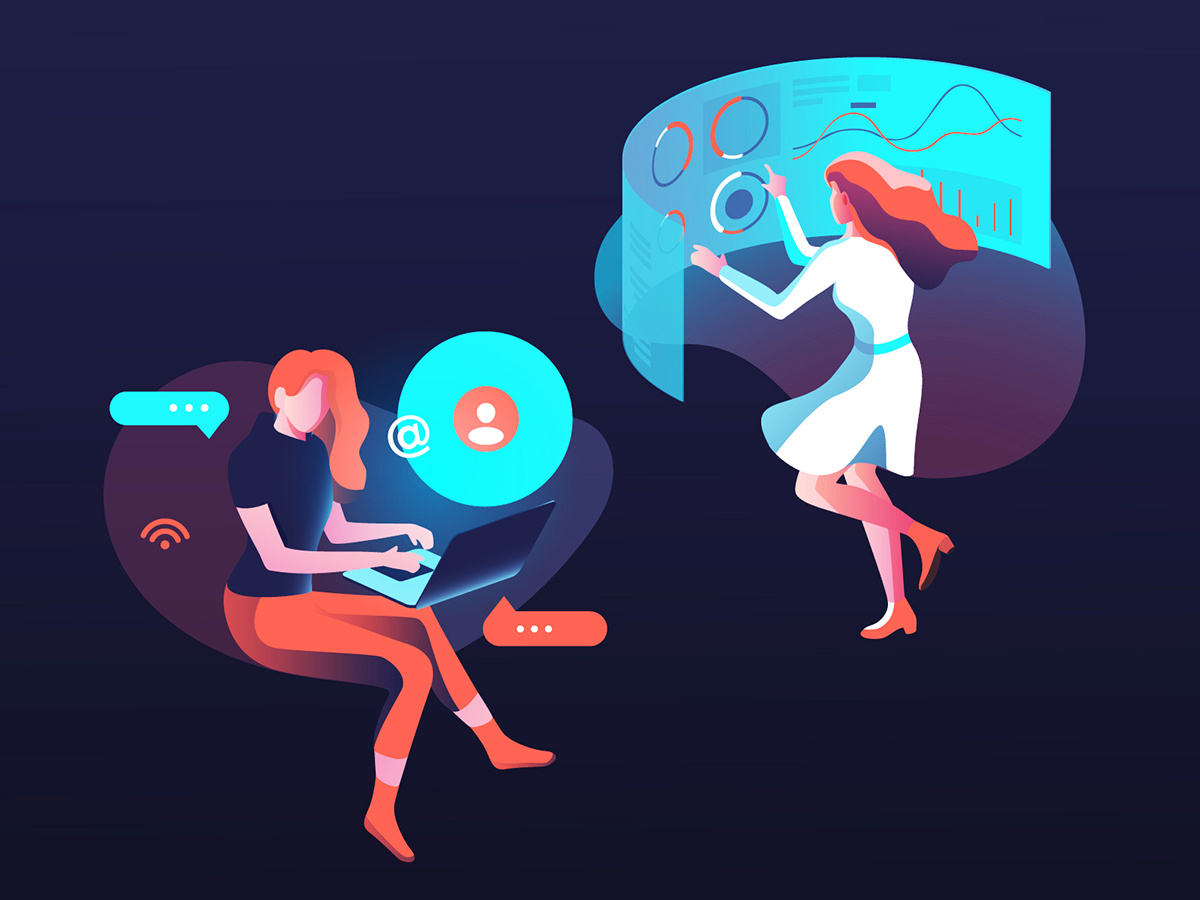 Dribbble - girls.jpg by Dmitrii Kharchenko