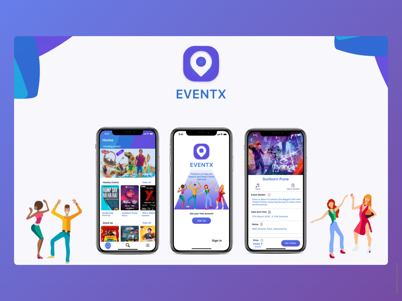 Event X by Rishabh goel on Dribbble
