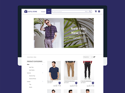 Simple Store by Zain Fikri H on Dribbble