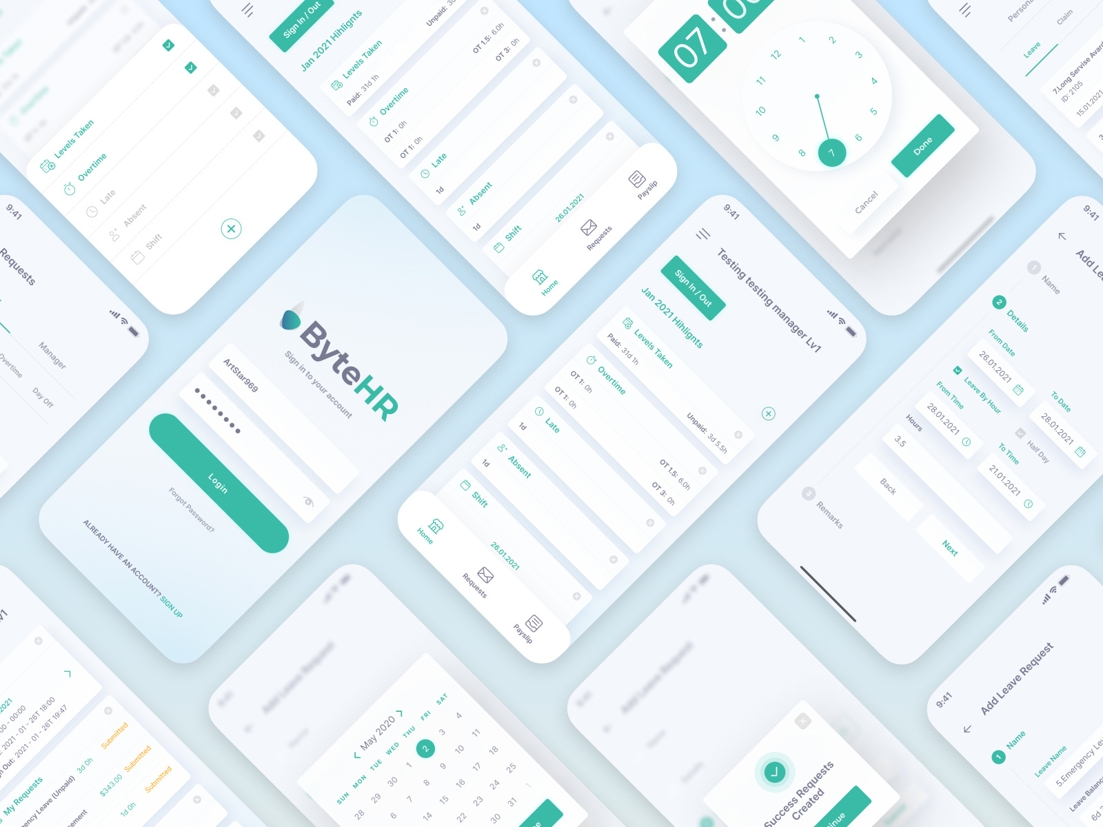 ByteHR Application by Myroslav Kroka on Dribbble