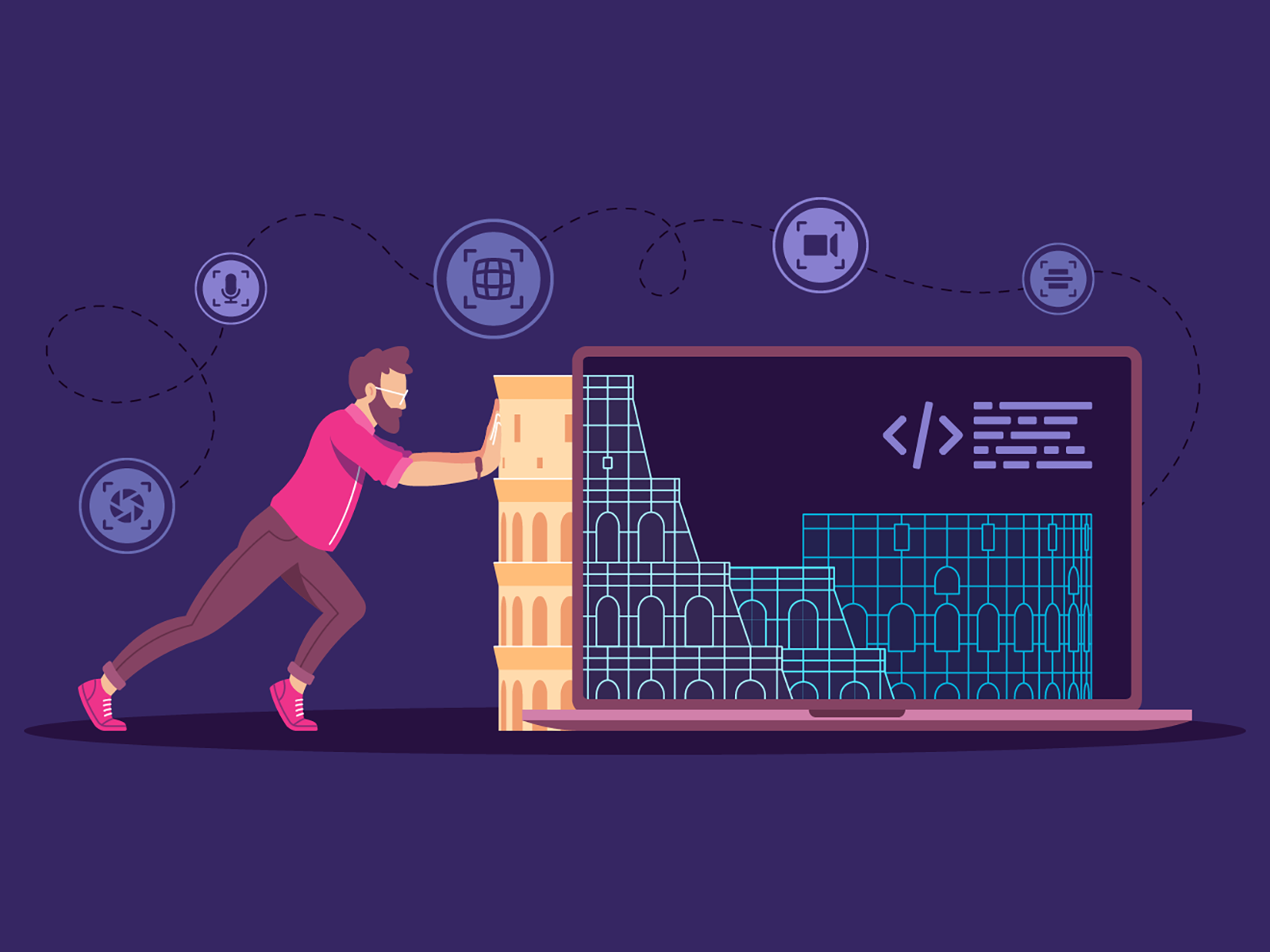 The Process of Digitization by Alex Chaika on Dribbble