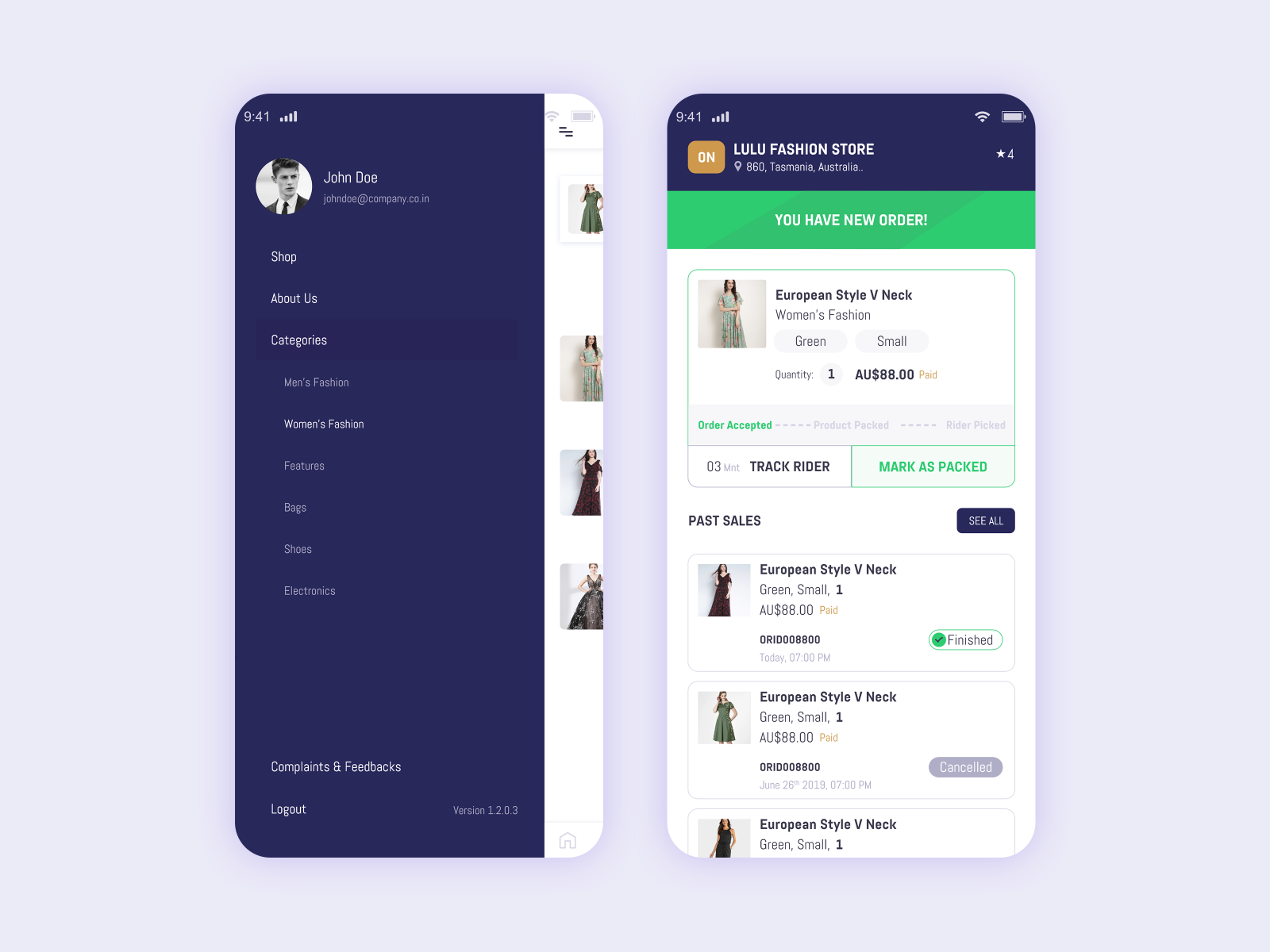 App for Retailer by Shamjith KS on Dribbble