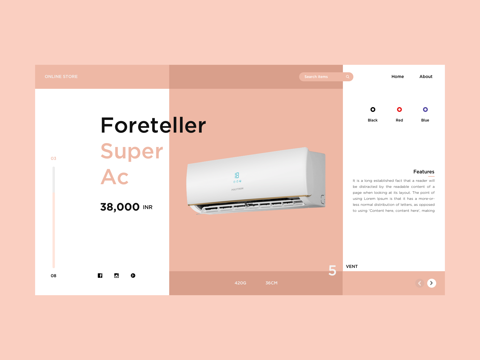 Foreteller - Air conditioner by Thangakumaran on Dribbble