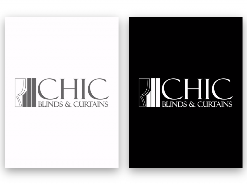 CHIC Blinds and Curtains Logo Design by The Logo Creative™ on Dribbble
