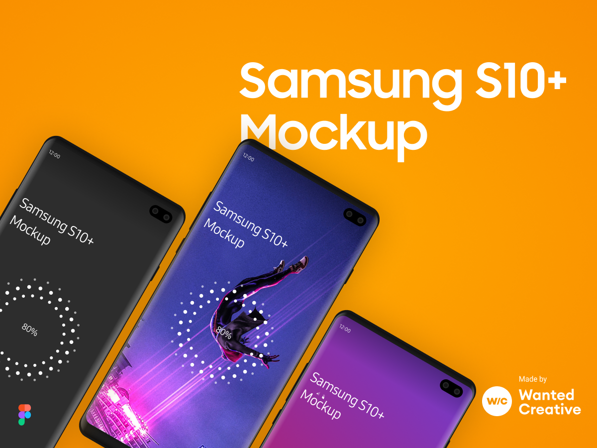 Samsung S10 Mockup by Chen Emechete on Dribbble