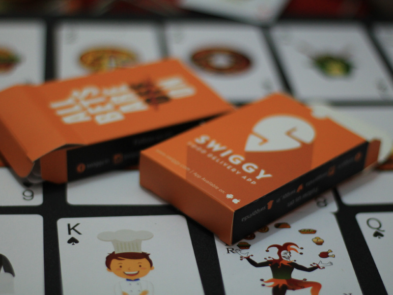 Swiggy Playing card design by Abhijit J K on Dribbble