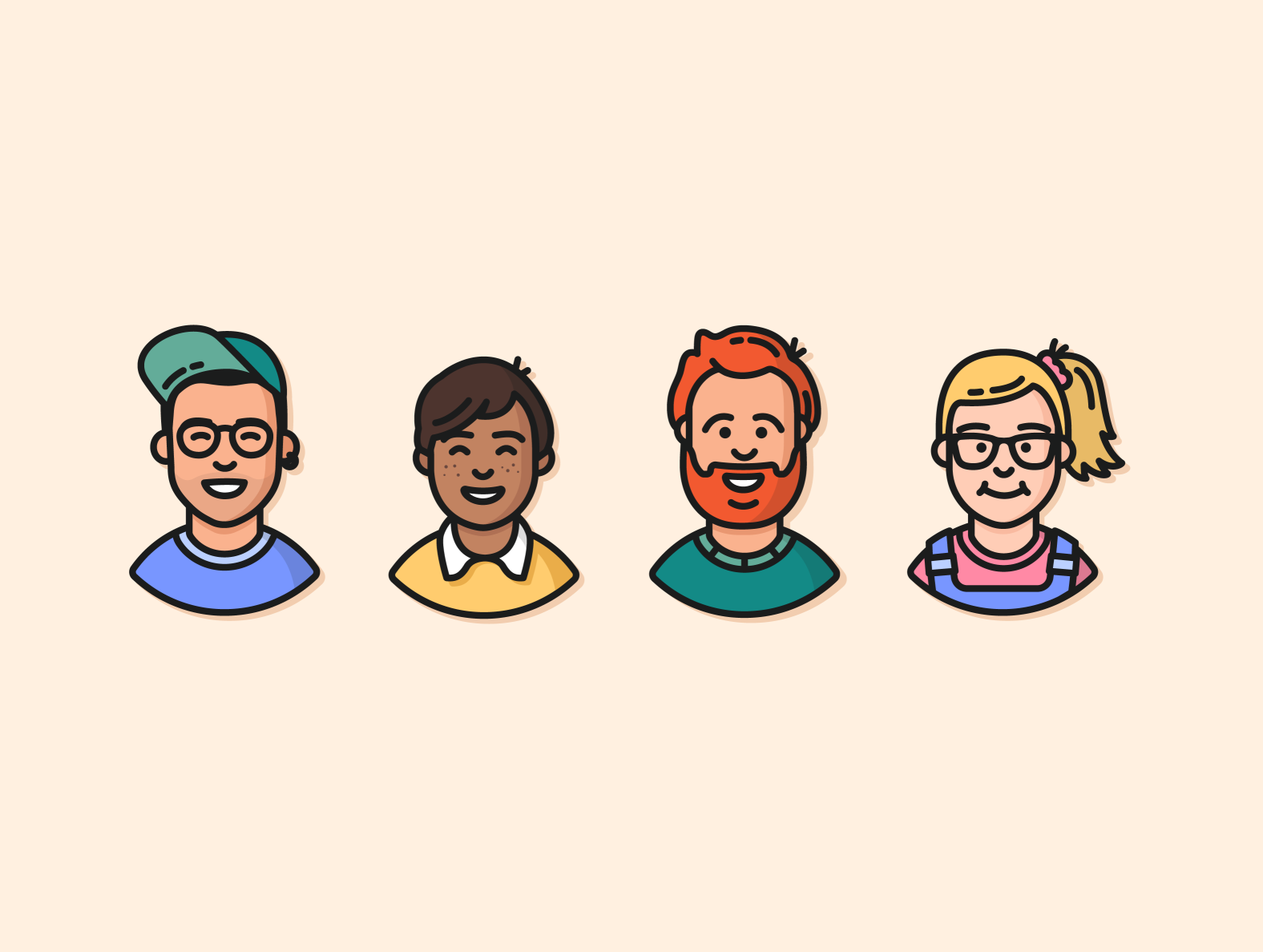 The Team by ciara on Dribbble