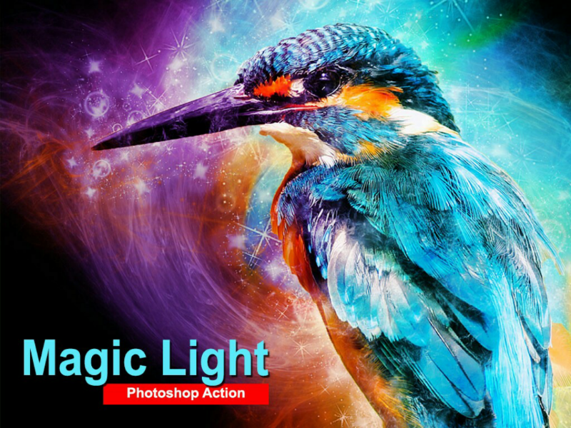 Amazing Magic Light Photoshop Action by KakDesign on Dribbble