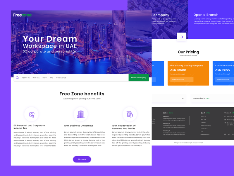Freezone by Jijith on Dribbble