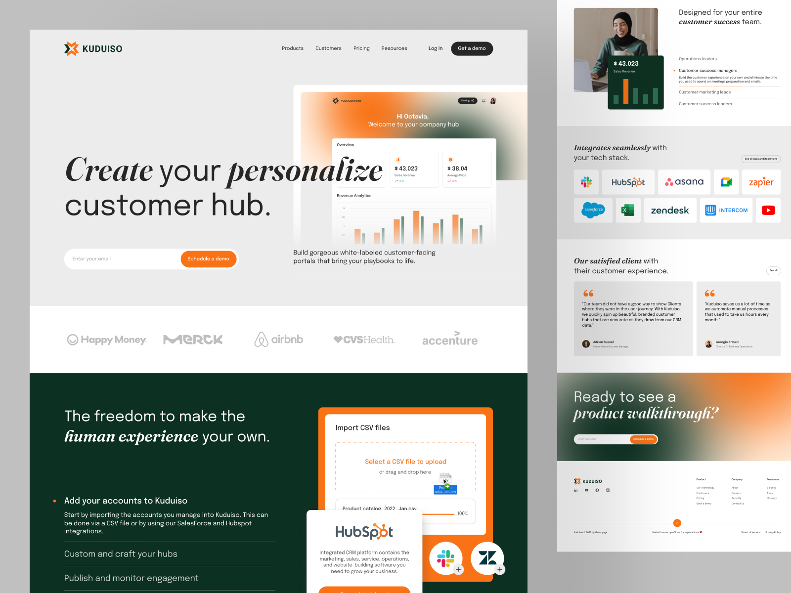 Kuduiso - Customer Hub SaaS Landing Page by ilham yoga for ...