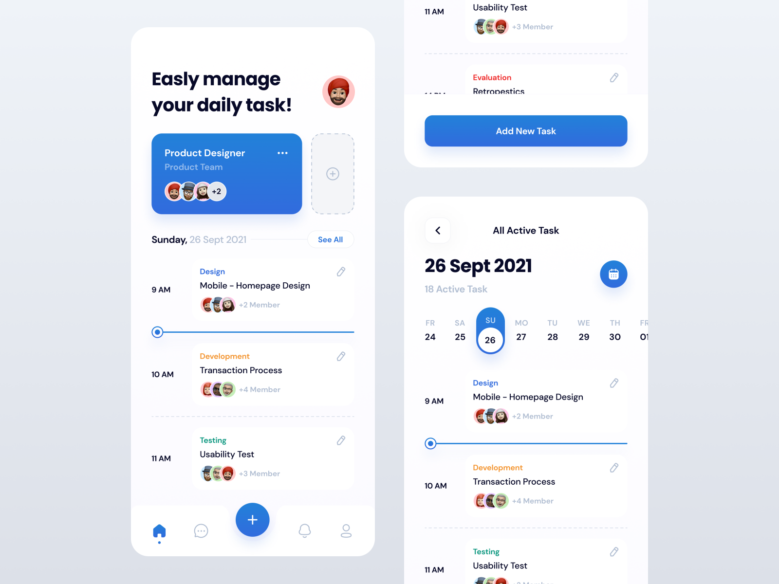 Task Management Mobile App by Ryo alif for Esteen on Dribbble