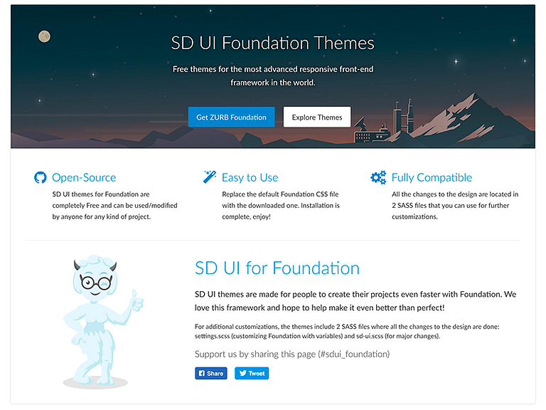 Free Zurb Foundation Themes By OutlΛne On Dribbble