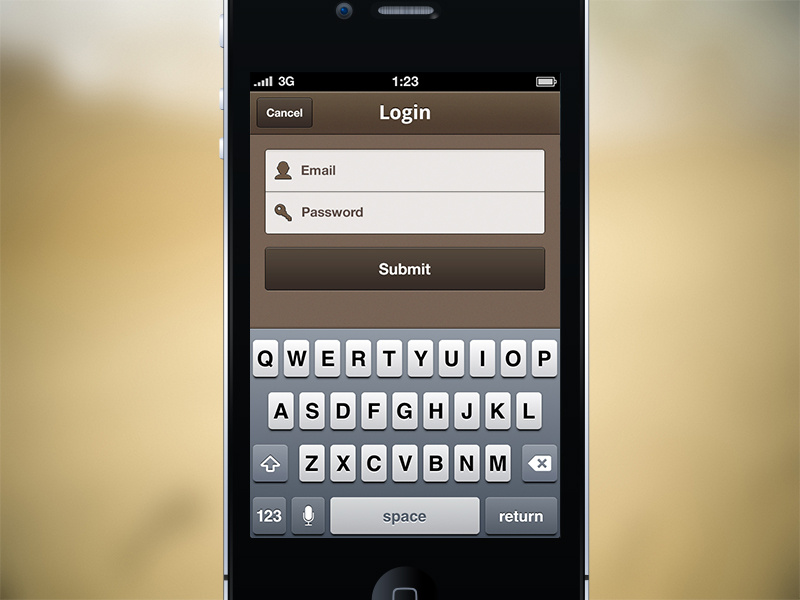Vertique: Login Screen by Alex Montague on Dribbble