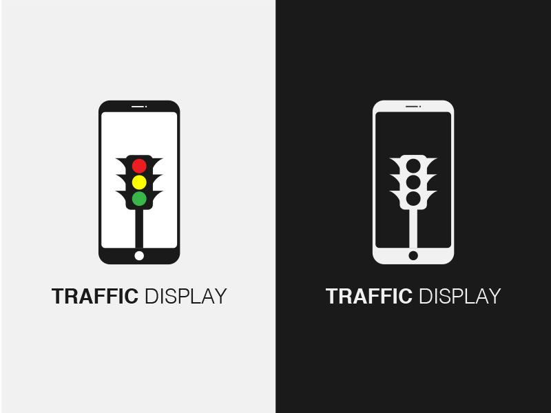 Traffic Display Apps Logo by Pure Creative Studio on Dribbble