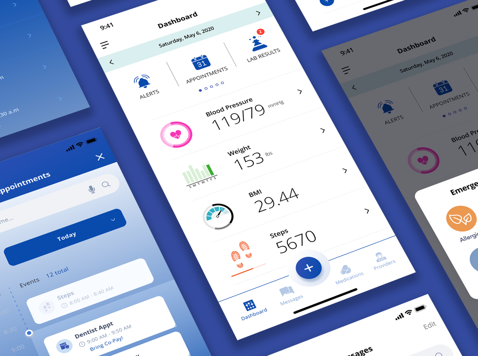 Healthcare App MVP by Mari Ettlinger on Dribbble