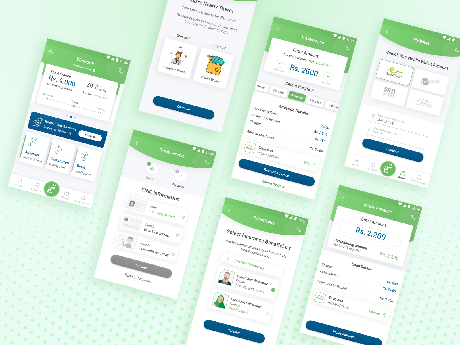 Tez Financial App Redesign by Talal Jawaid for VentureDive Design ...