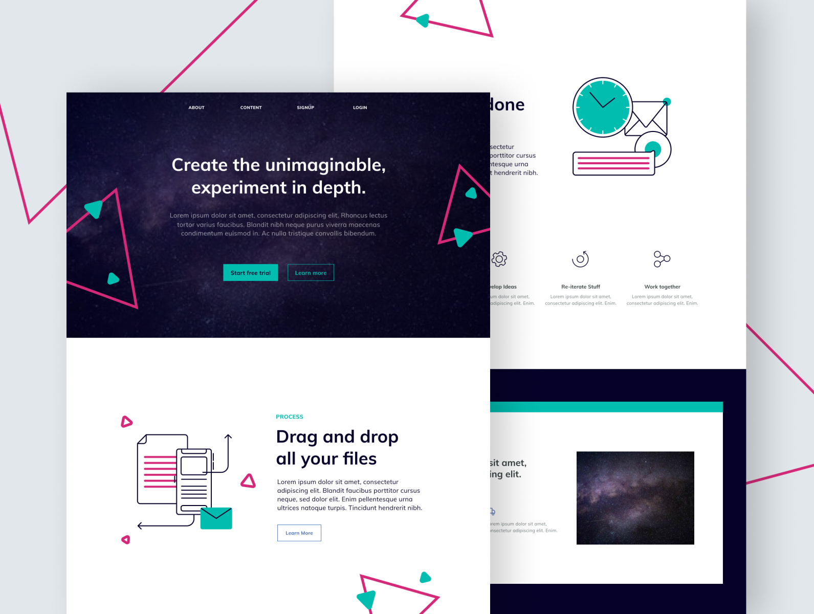 Space Tech UI Exploration by Justin Brown on Dribbble